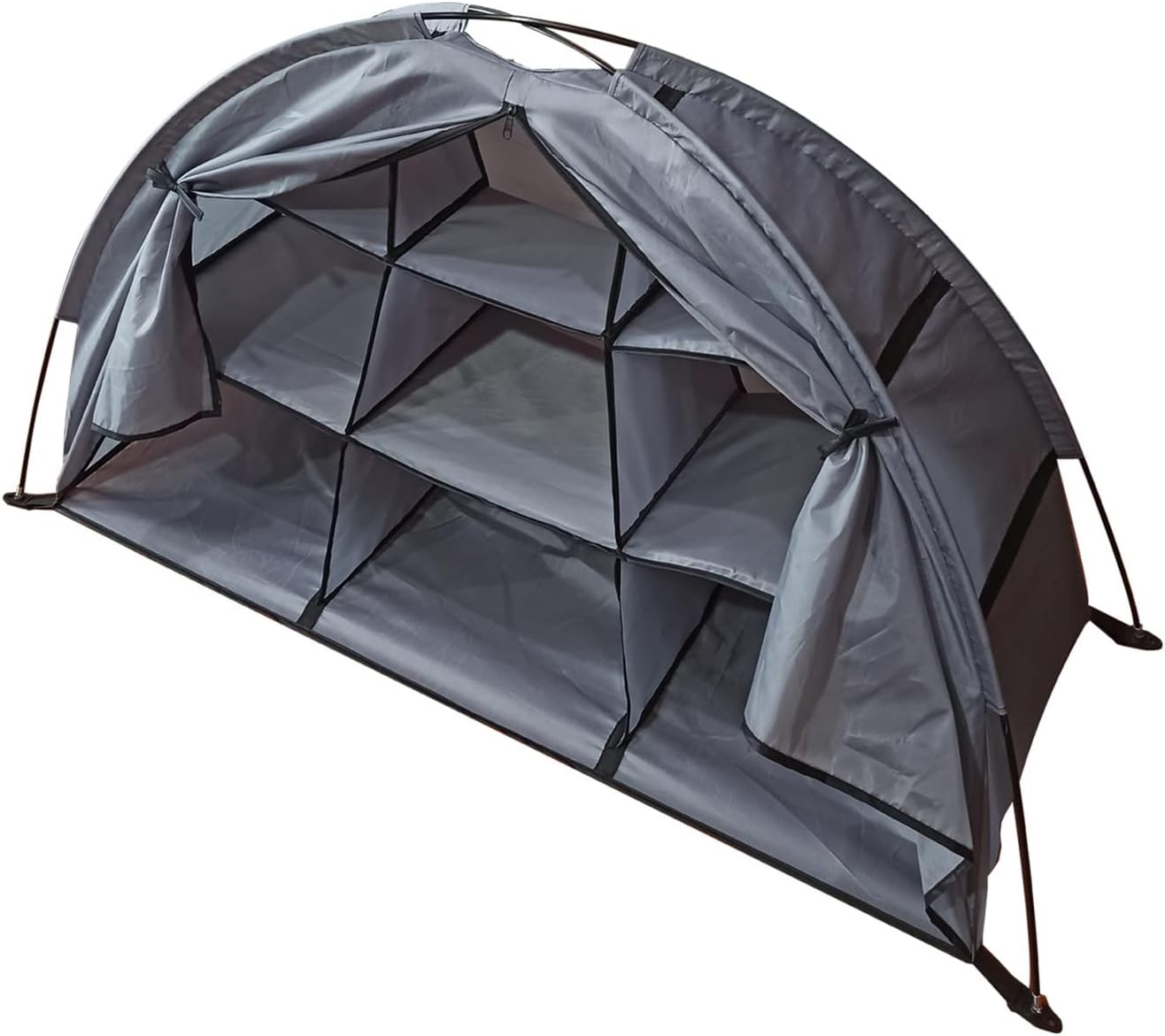 Amazon.com : JOTOUCH Camping Storage Cabinet Tent with 9-Shelfs Storage ...