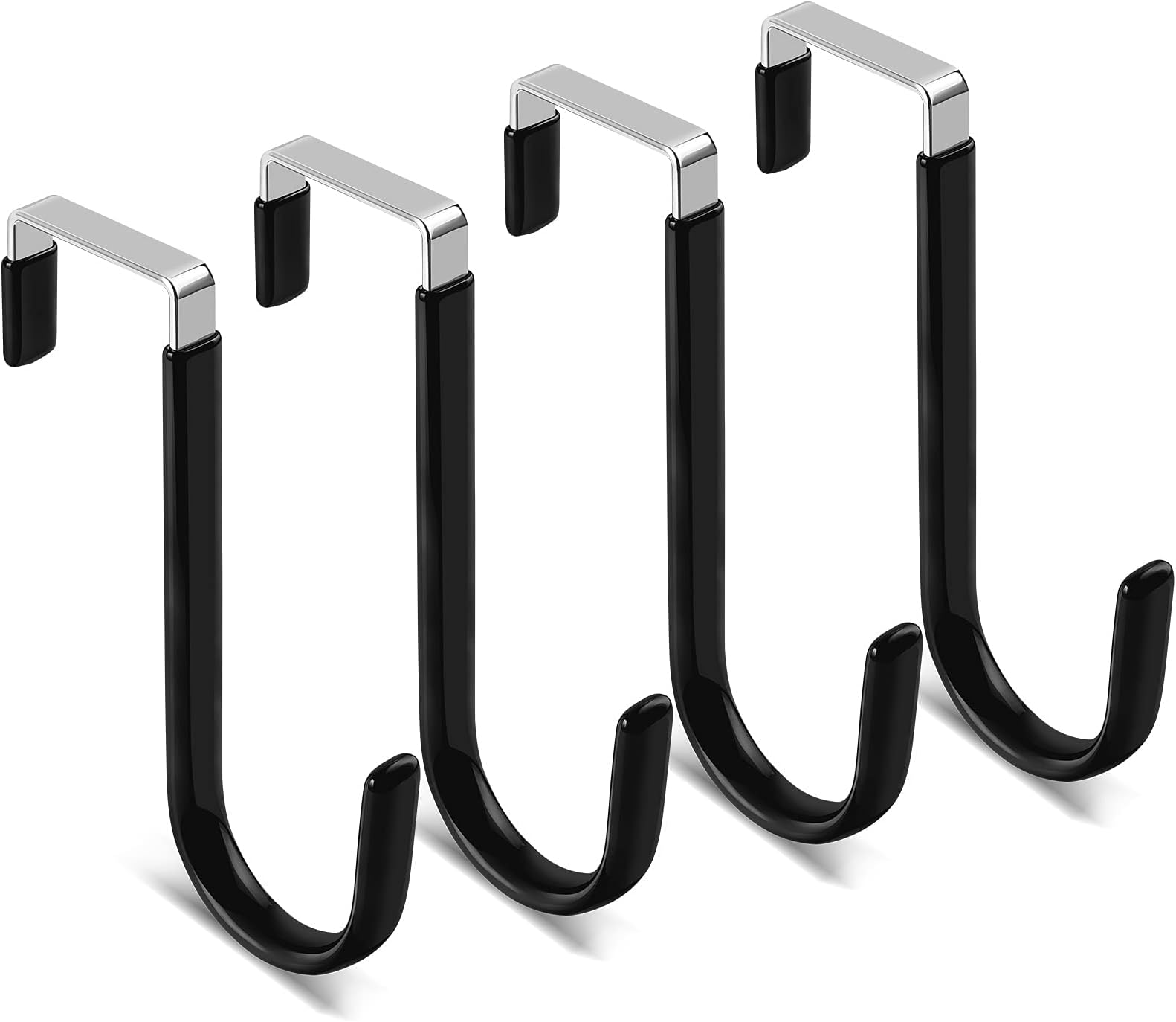 Amazon.com: OJYUDD 12 Pack White Smart Over The Door Hook,2 Side Metal ...