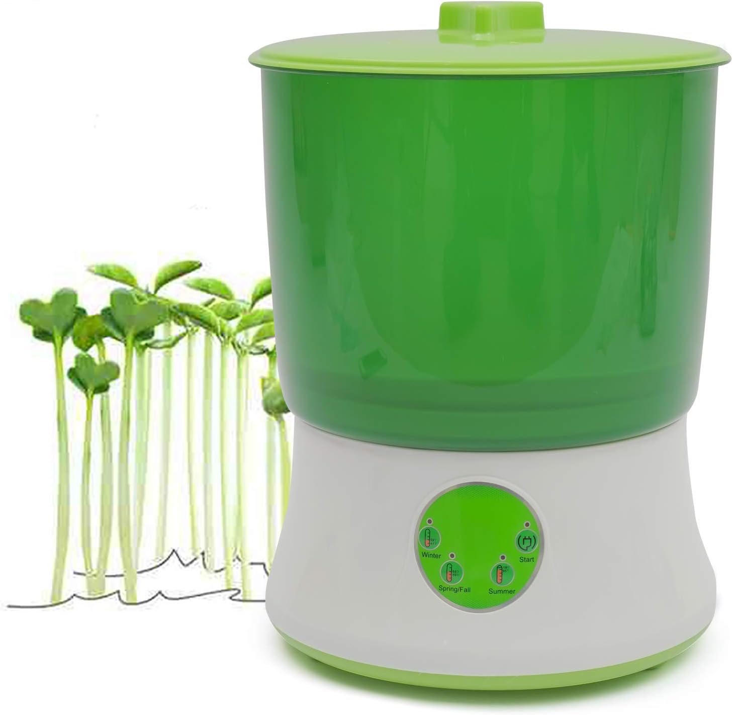 Amazon.com : ERAAND Bean Sprouts Machine,2 Layers Automatic Sprouts ...