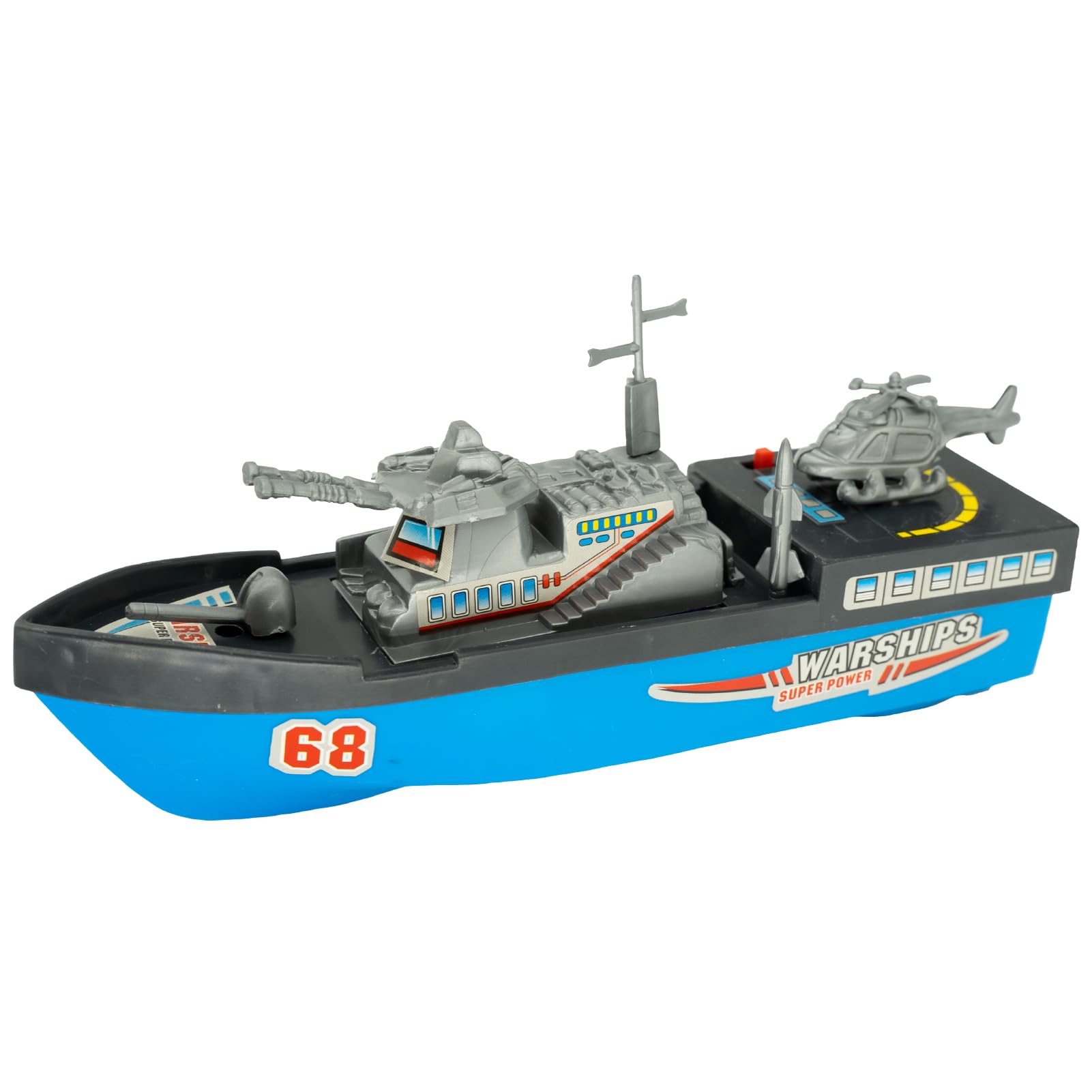 Amazon.com: Bathtub Toys Warship Boat Toys Kid’s Pool Toys Warship ...