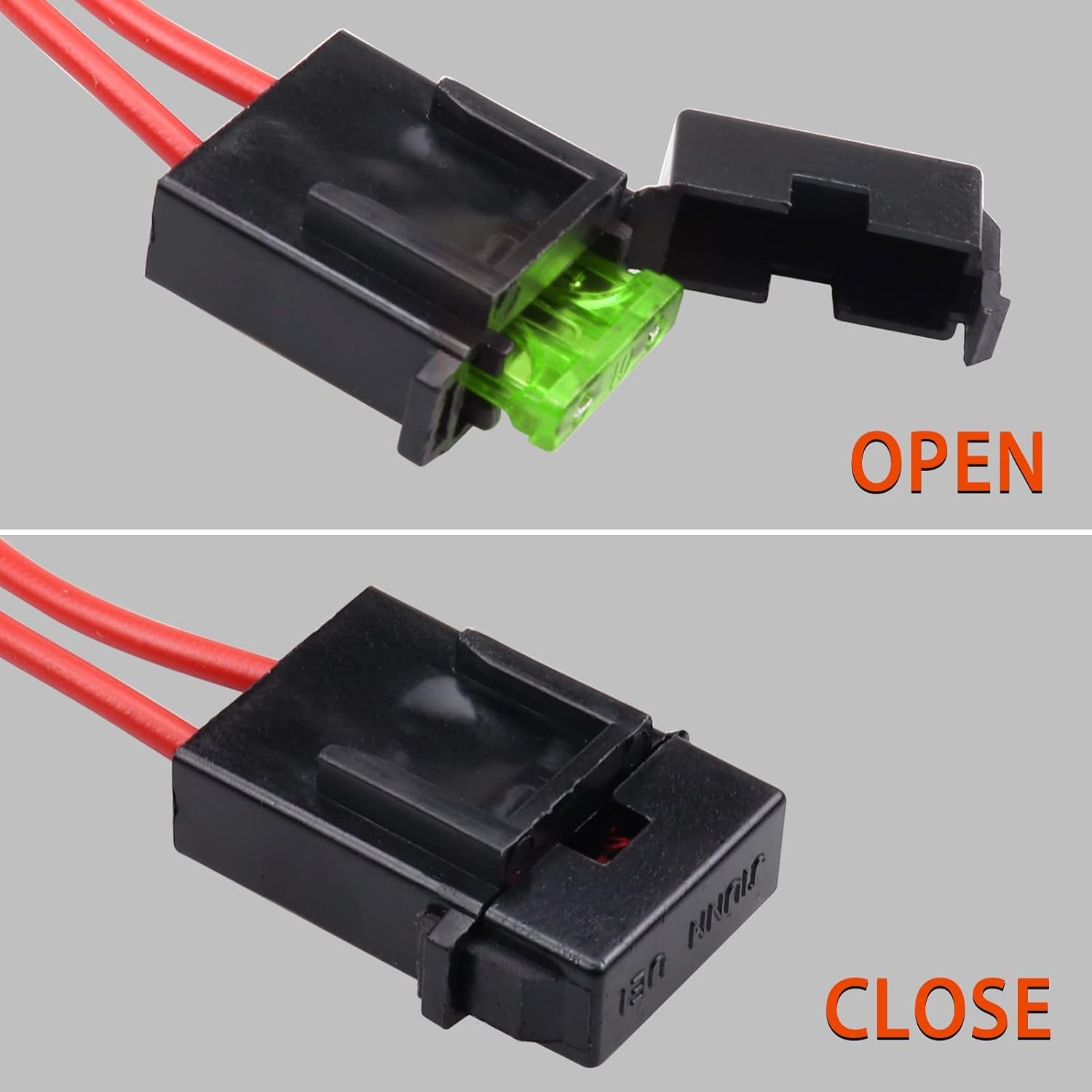 Snapklik.com : ZOOKOTO 2Pcs 32V 16 AWG Specialized Car Fuse Holder ...