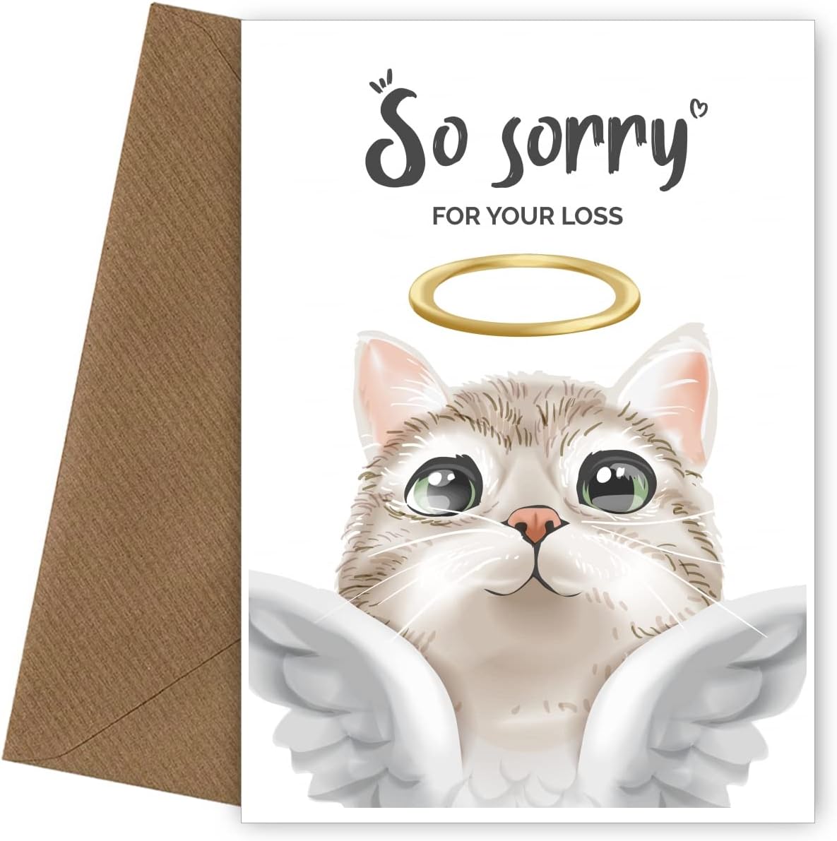 Cat Sympathy Cards - Sorry for Loss of Cat card and Best Friend in ...
