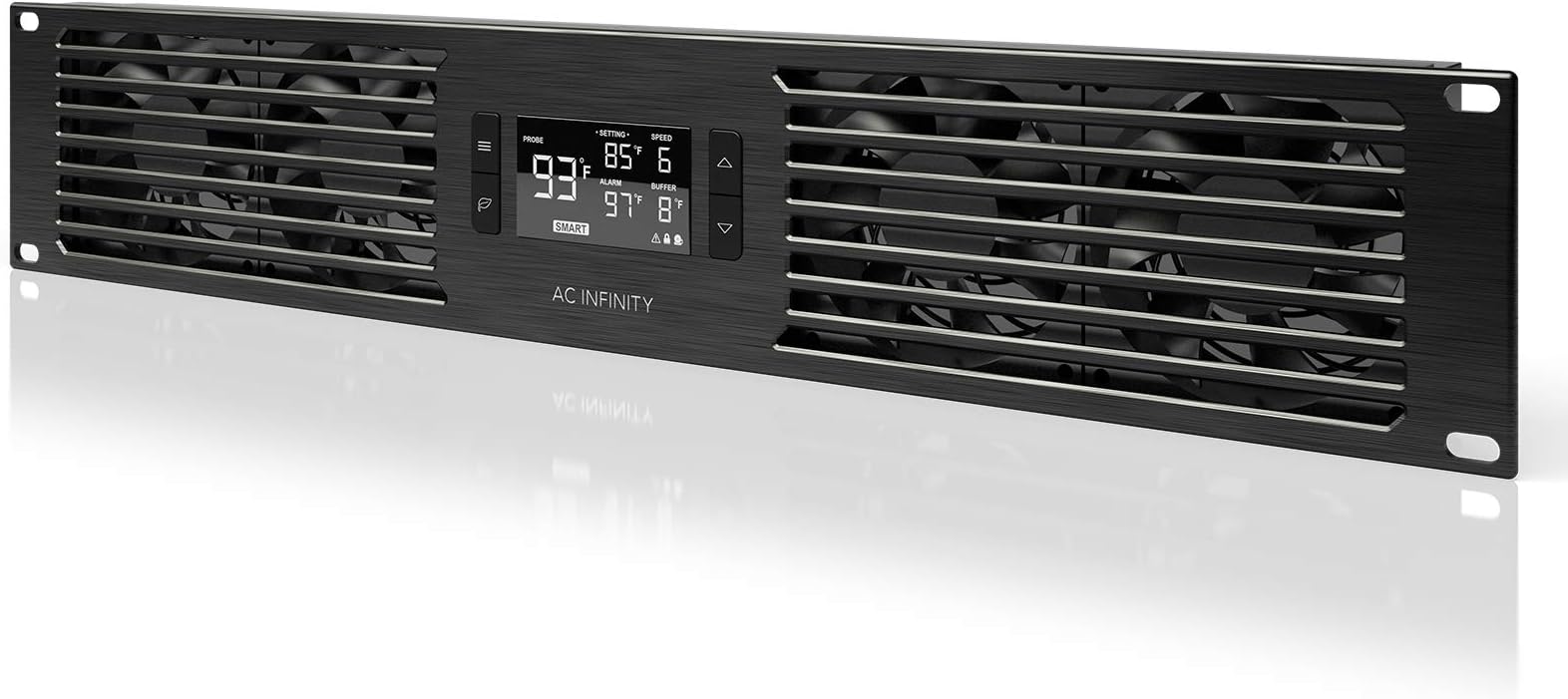 AC Infinity CLOUDPLATE T7-N, Rack Mount Fan Panel 2U, Intake Airflow ...