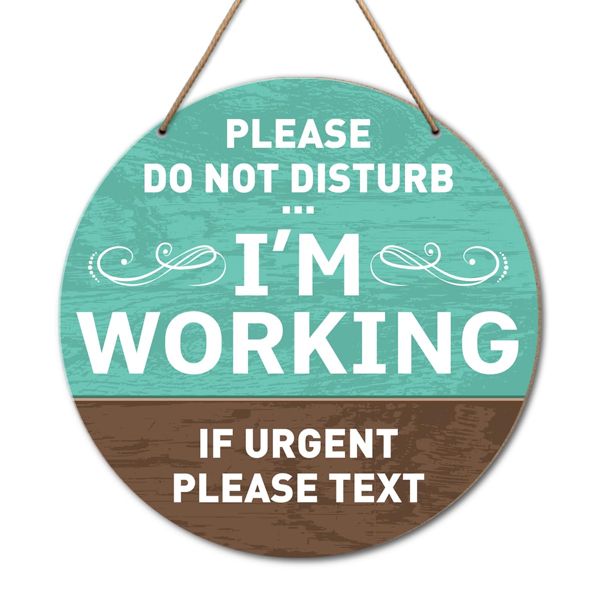 Amazon.com: I Am Working Sign, Do Not Disturb Sign, Do Not Disturb Door ...