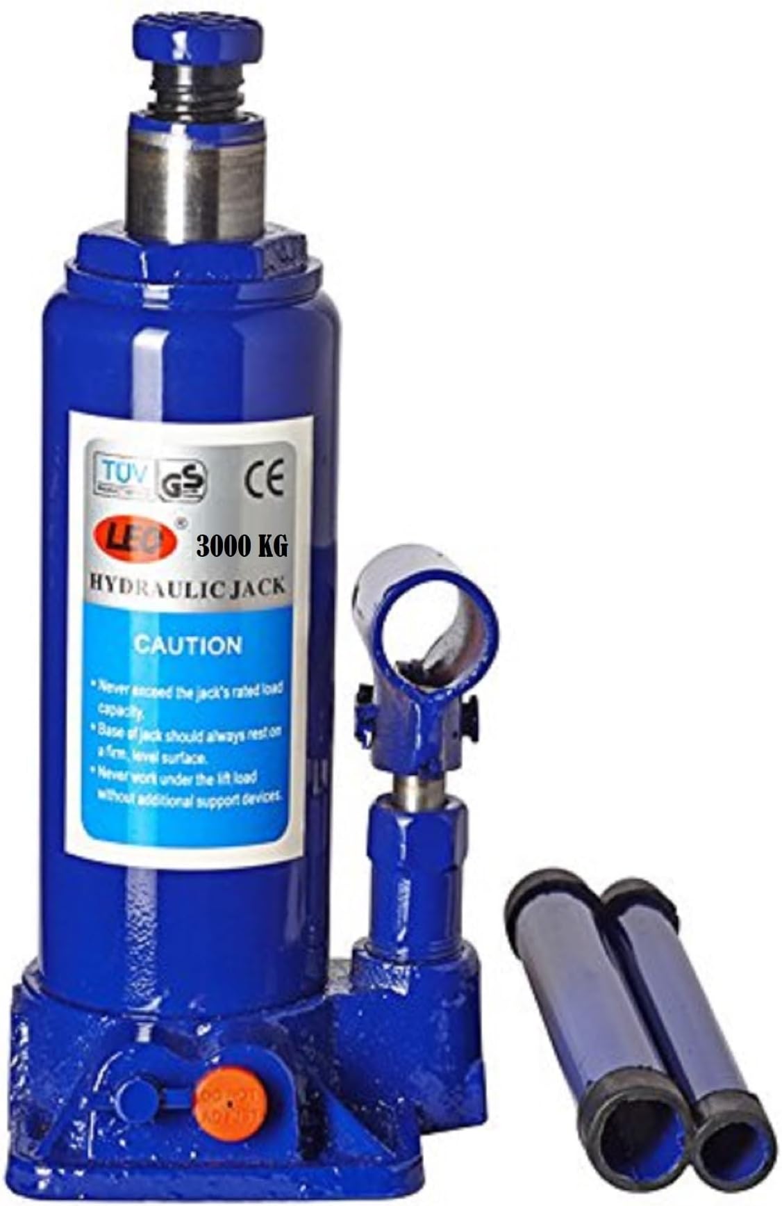 Ekrash 2 Ton Black Spiral Jack for Pickup Vehicle Truck, Screw Jacks ...