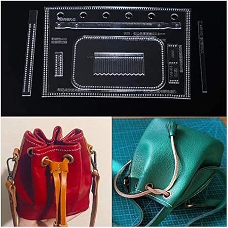 Amazon.com: BAENRCY AAB-576 Backpack Acrylic Template Leather Pattern ...