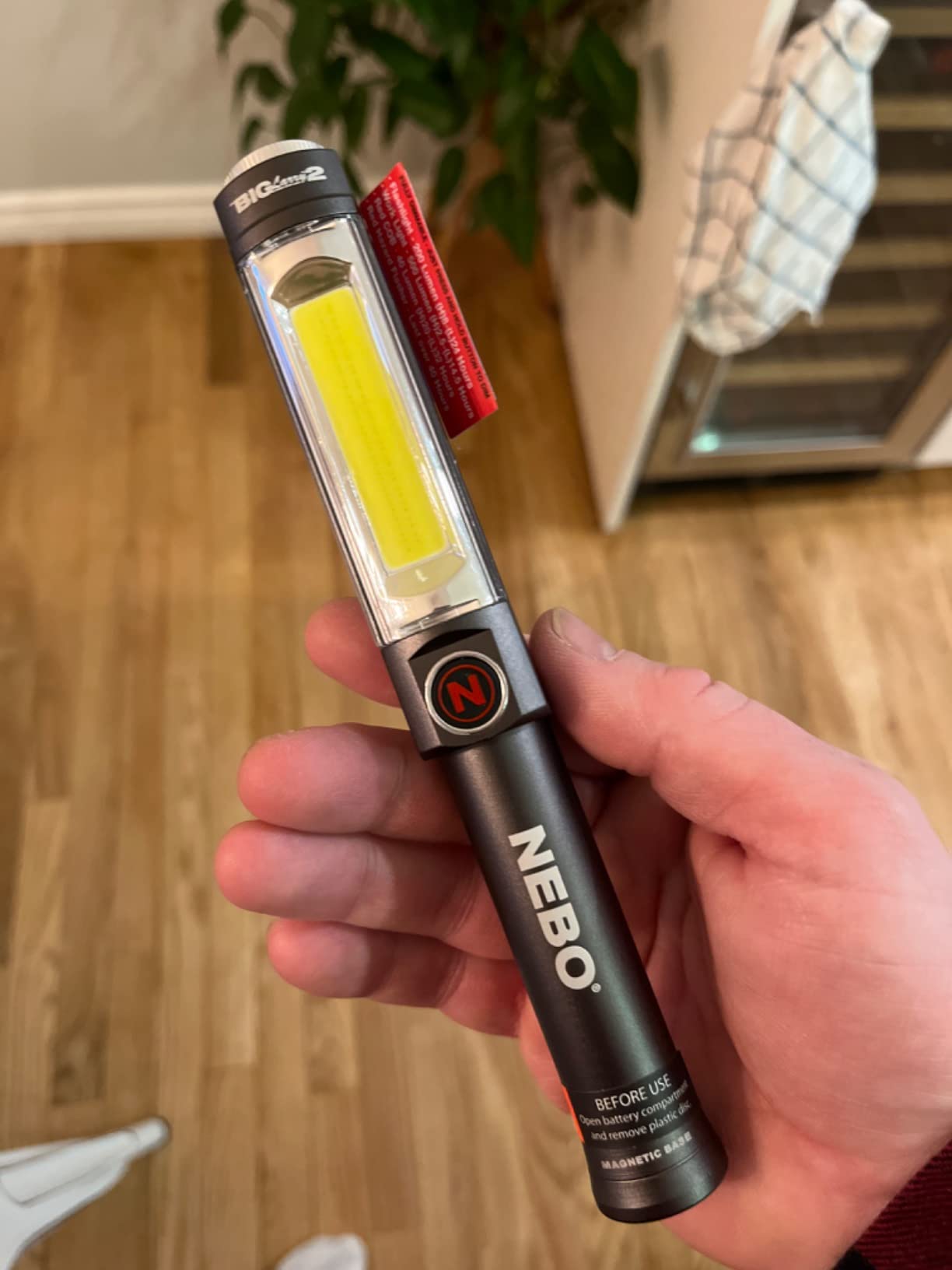 NEBO Big Larry 2 Power Work Light | Bright Flashlight and Work Light ...