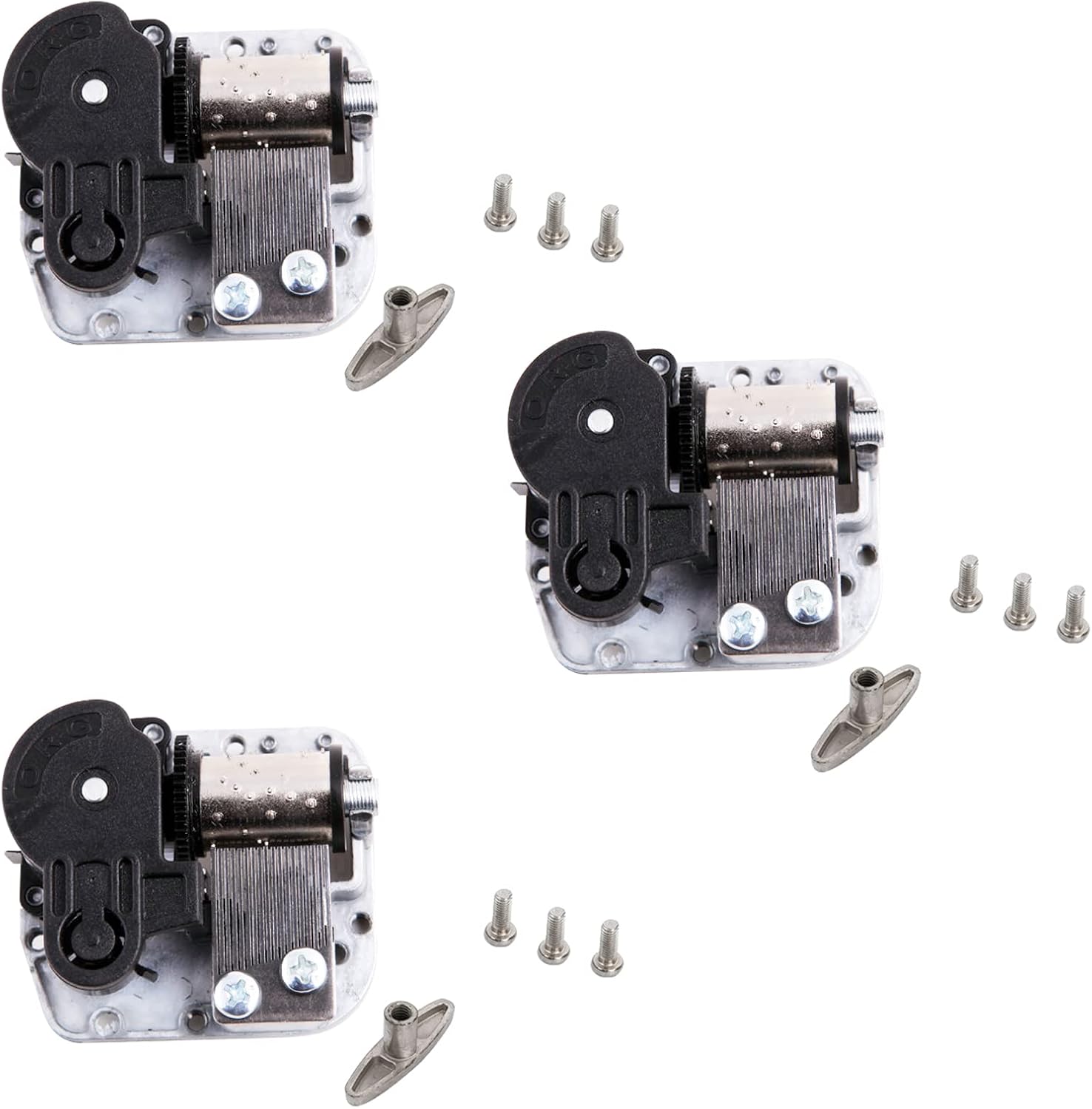 ZHOMAIFU Music Box Movement 3 Pcs Music Box Parts Replace Accessories ...
