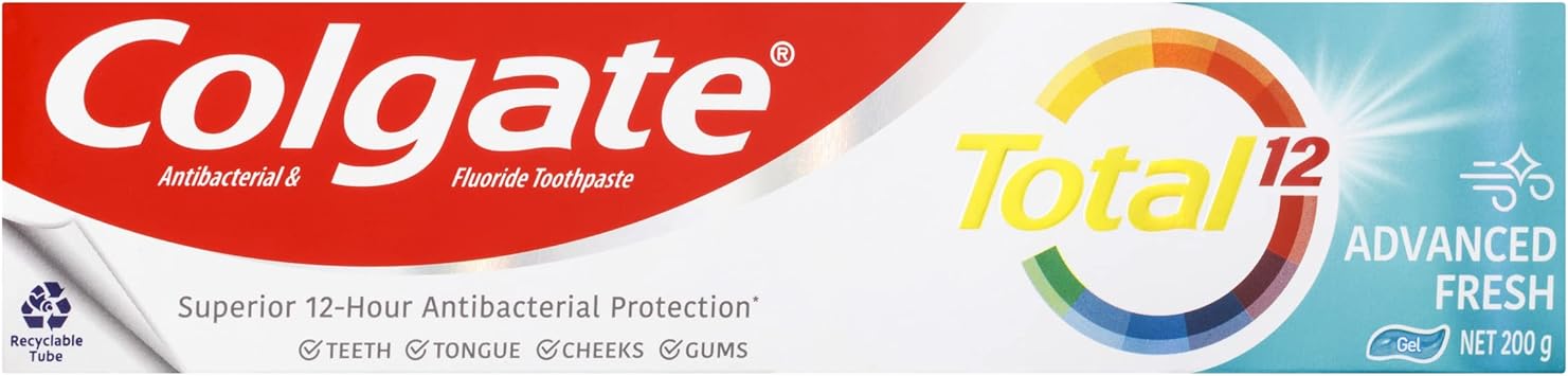 Colgate Total Advanced Fresh Gel Toothpaste 200 g : Amazon.com.au ...