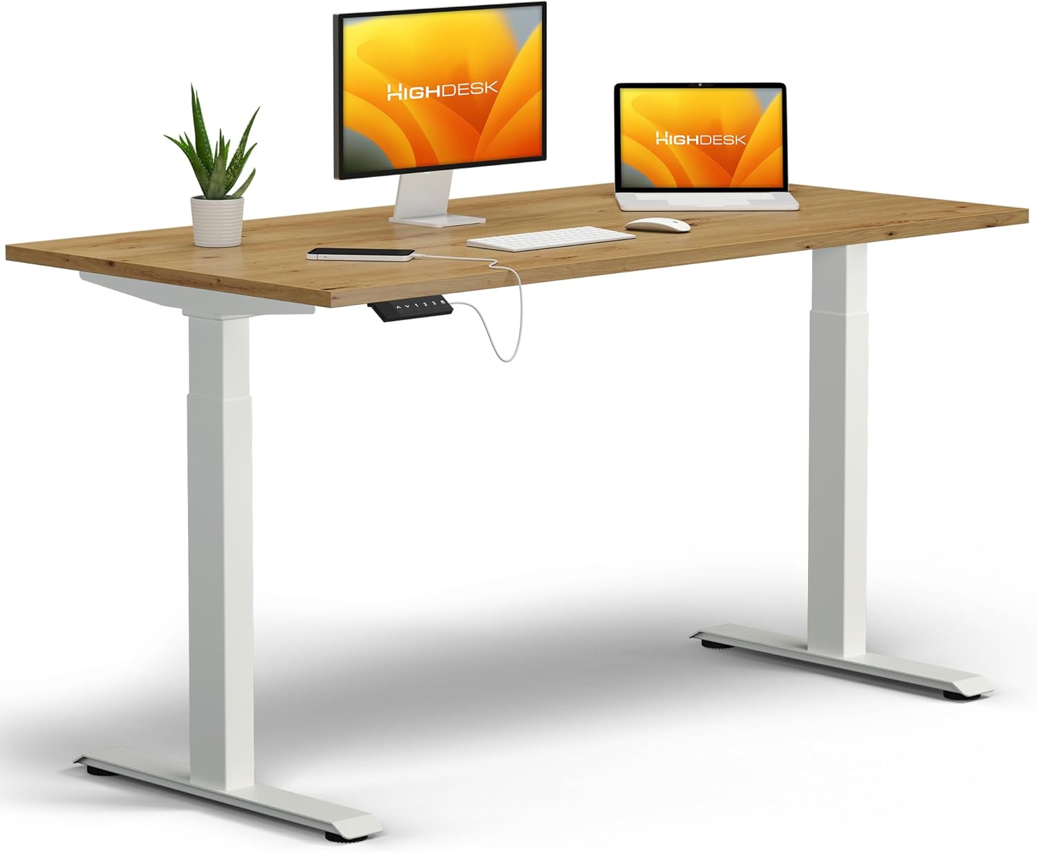 KRIEG HighDesk Basic Height-Adjustable Desk 200 x 80 Philippines | Ubuy