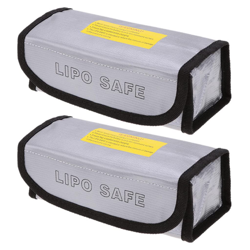 Amazon.com: 2 Pieces Bags Fireproof Battery Safe For Case ...