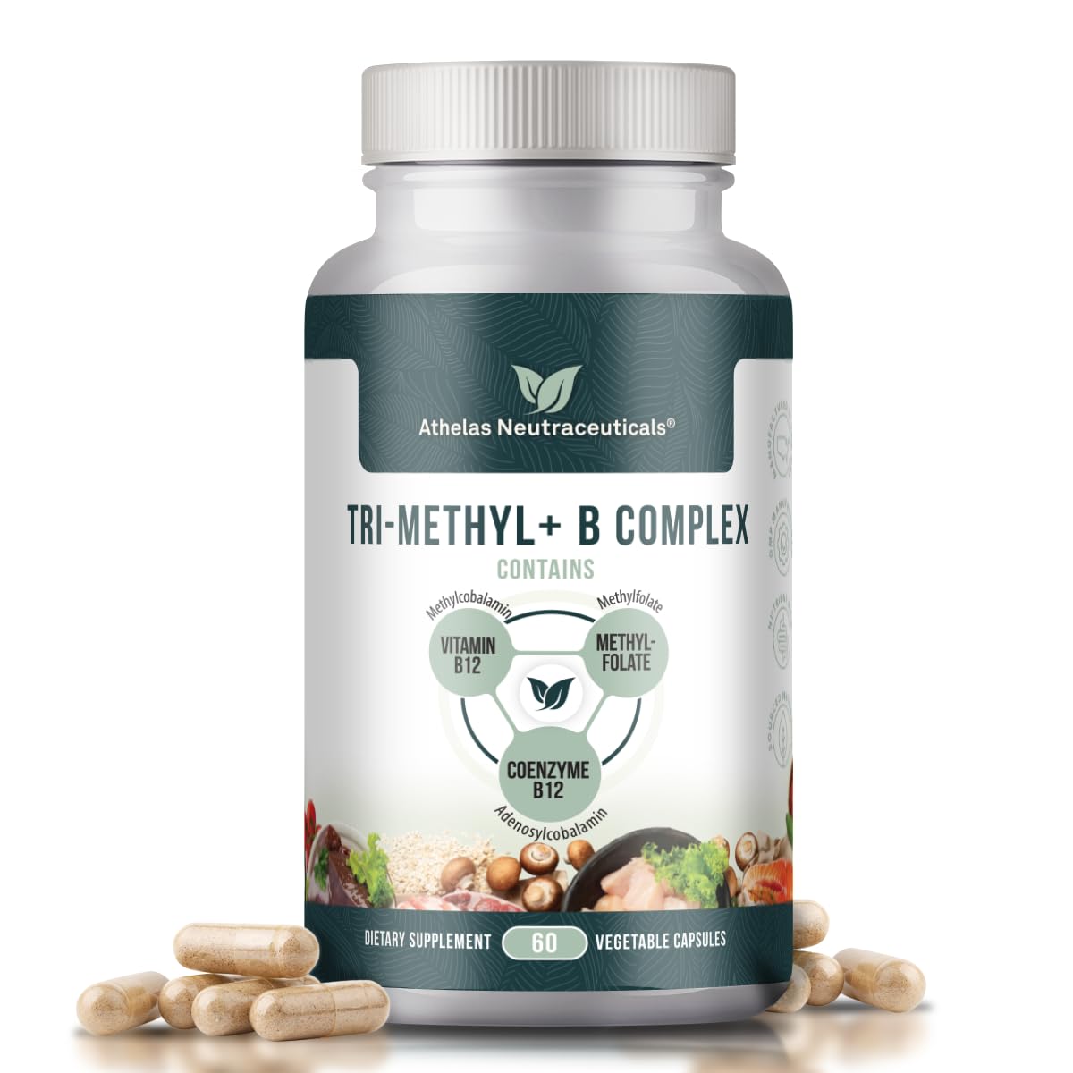Amazon.com: Tri-Methyl+ B Complex Methylated B Vitamins - Full Spectrum ...