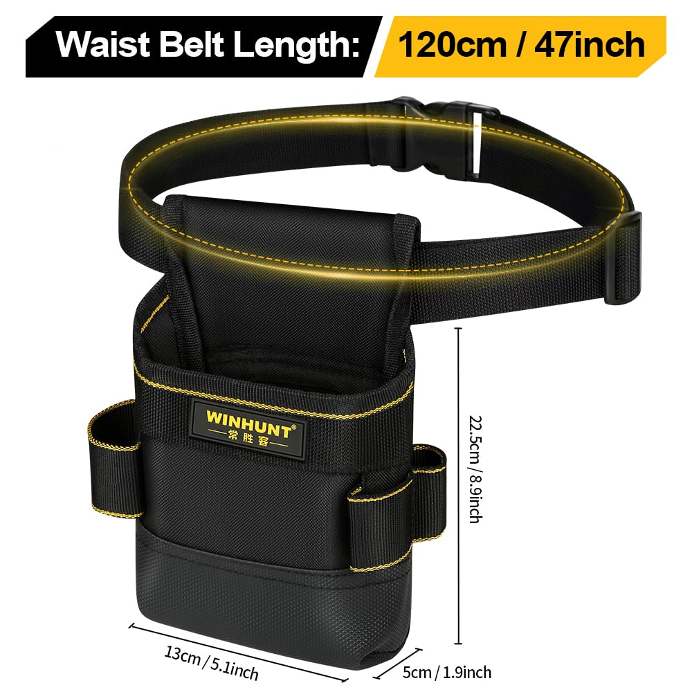 Snapklik.com : WINHUNT Tool Belt Pouch, 8 Pockets, 47inch Adjustable ...