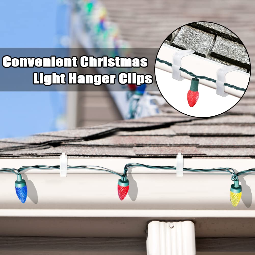Snapklik.com : Christmas Light Hangers Clips 1 5/8 Inch Fascia Board ...