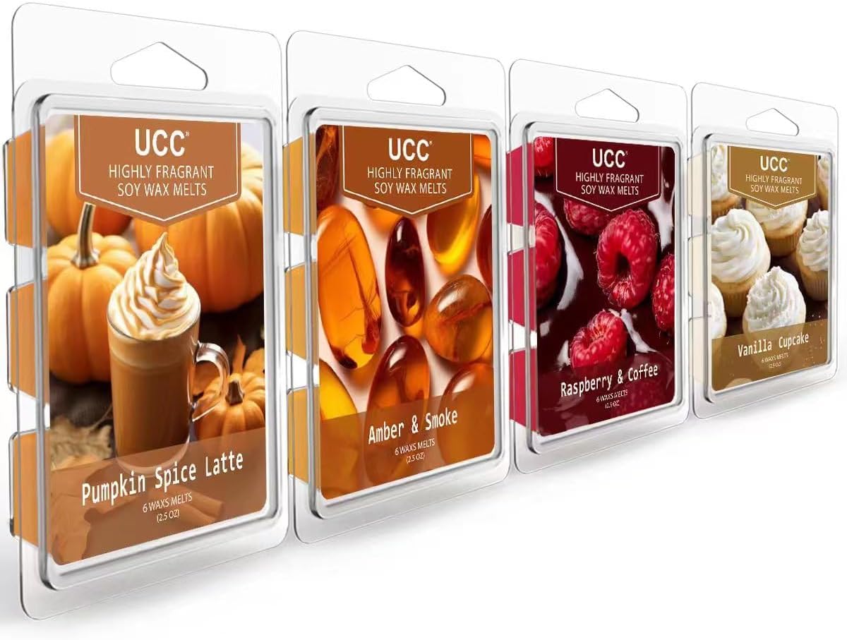 Amazon.com: UCC Plant Based All Natural Wax Melts, Strong Fragrance ...
