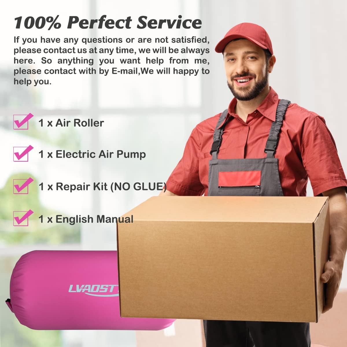 Gymnastics Roller Air Barrel Roller Air Spot, Inflatable Tumbling Mat ...