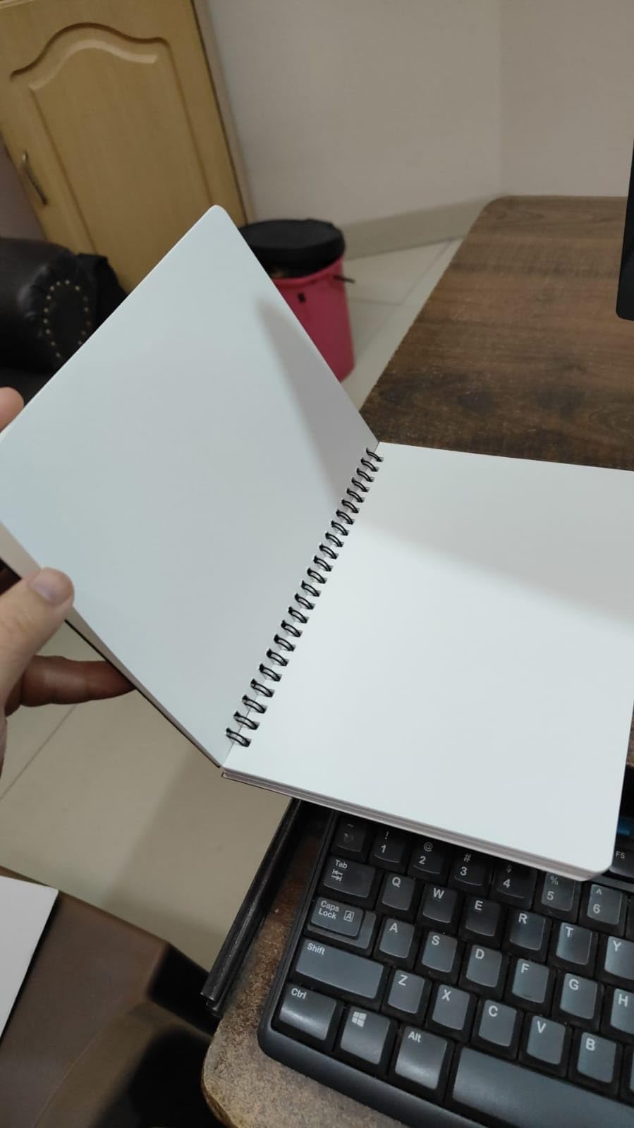 Shuang You A5 size Hardcover Spiral Plain Travel Writing Notebooks ...