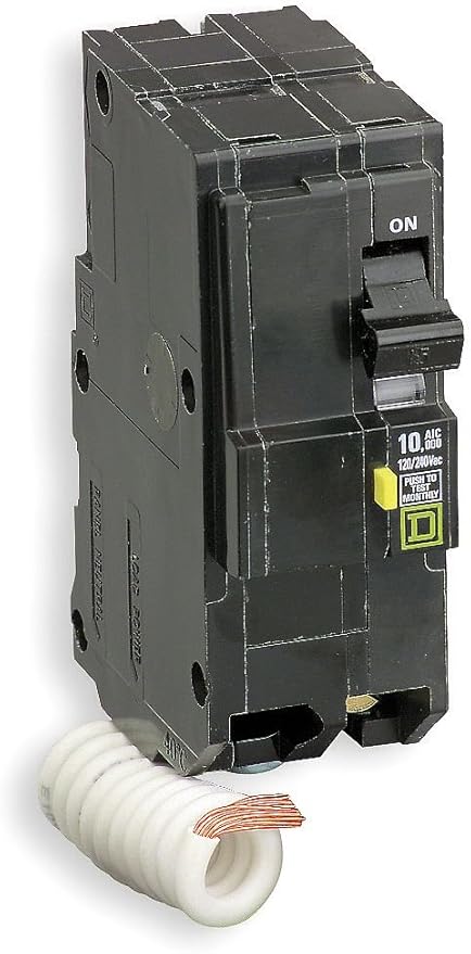 SCHNEIDER ELECTRIC QO230GFI Miniature Circuit Breaker 120/240V 30-Amp ...