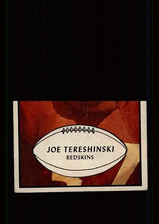 Amazon.com: 1953 Bowman Football #005 Joe Tereshinski STARX 4 VG/EX ...