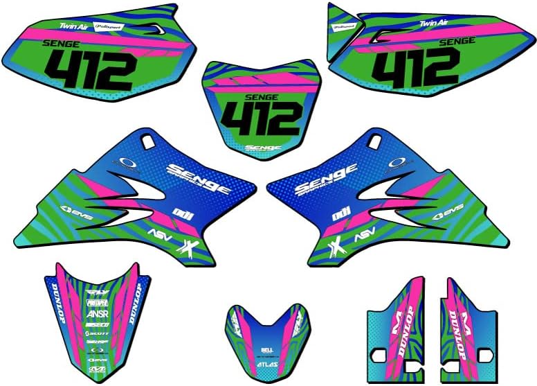 Amazon.com: 2006-2022 TTR 50 Zany Blue Senge Graphics Complete Kit with ...