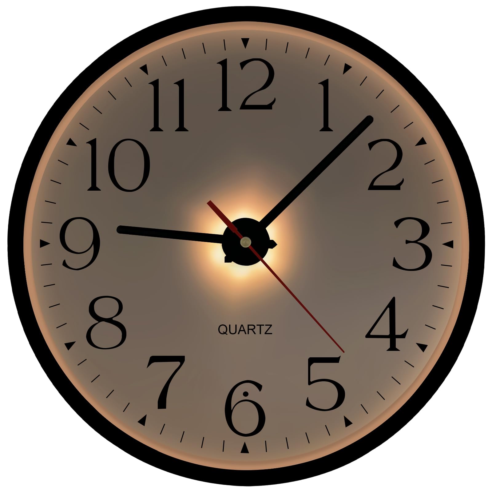 Amazon.com: JoFomp Night Light Wall Clocks Battery Operated, 12 Inch ...