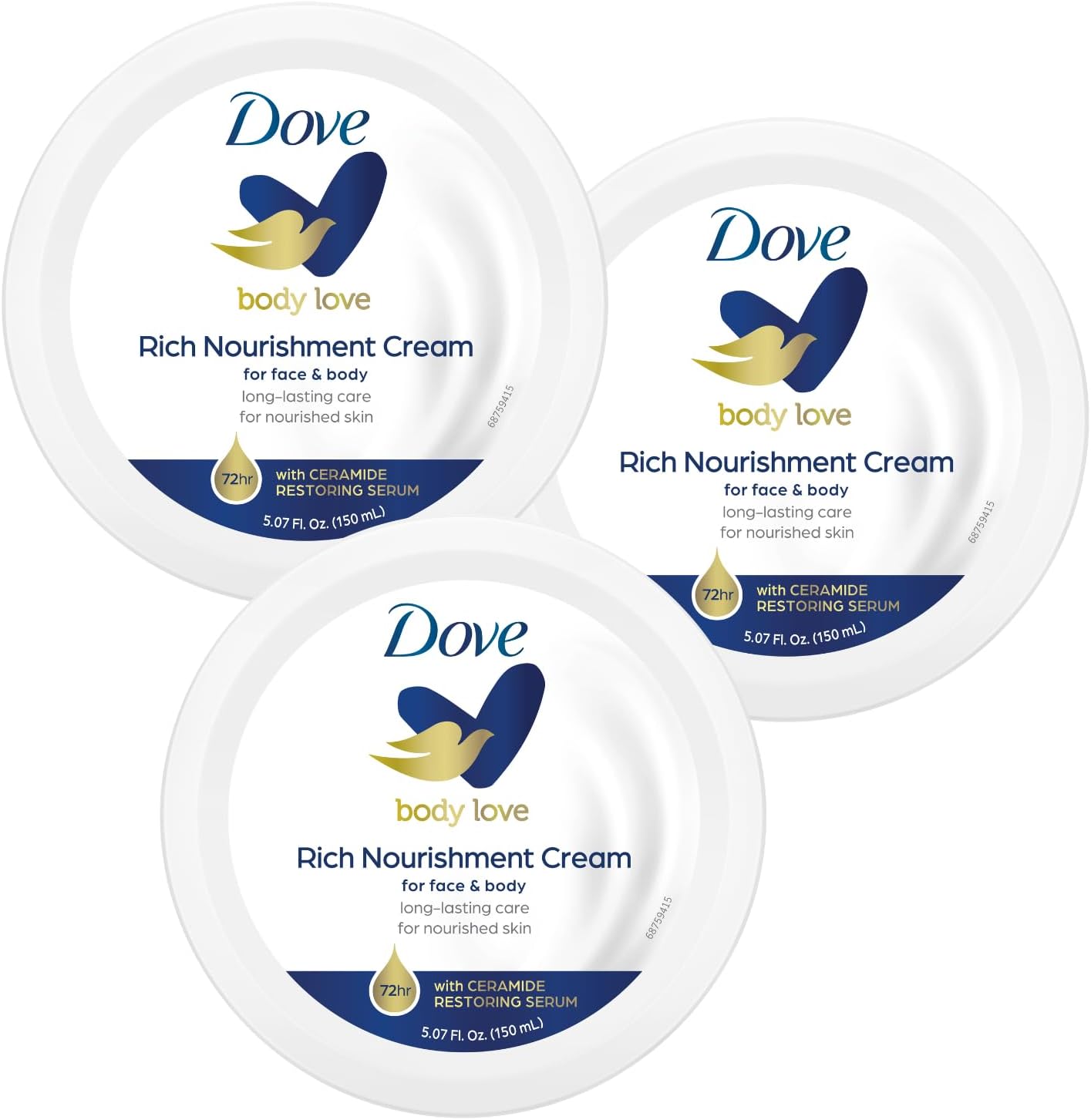 Amazon.com : Dove Nourishing Body Care, Face, Hand, and Body Rich ...