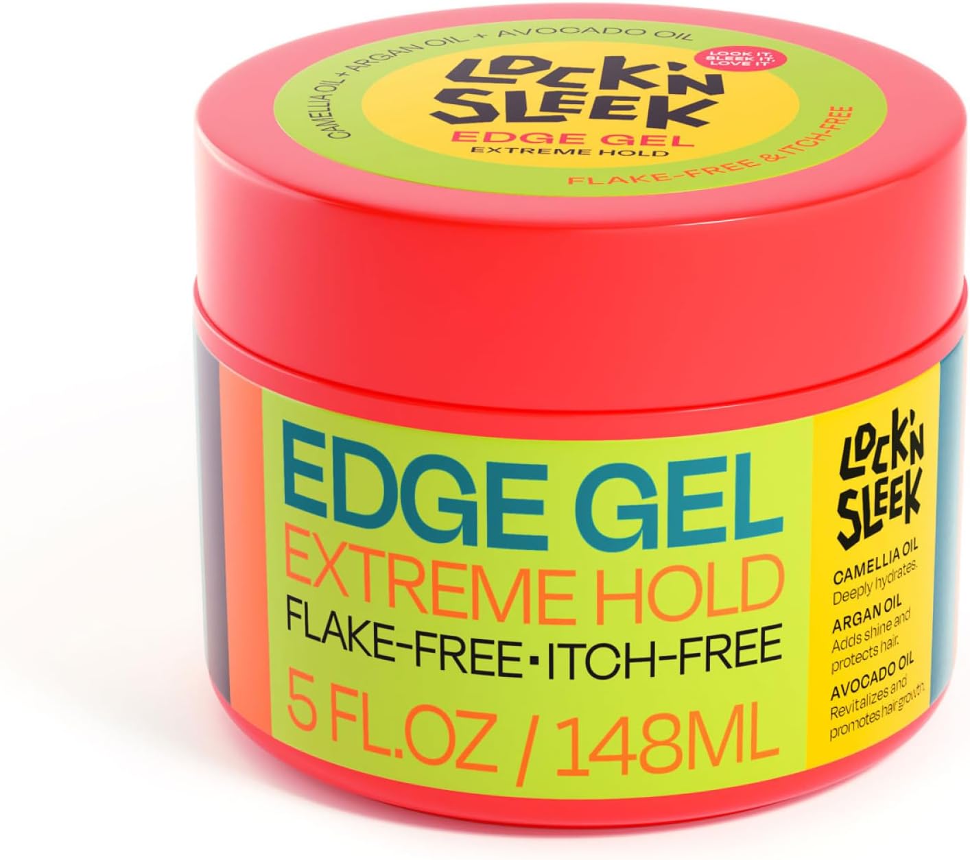 Amazon.com : LOCK'N SLEEK Edge Gel, Extreme Hold Edge Control Briding ...