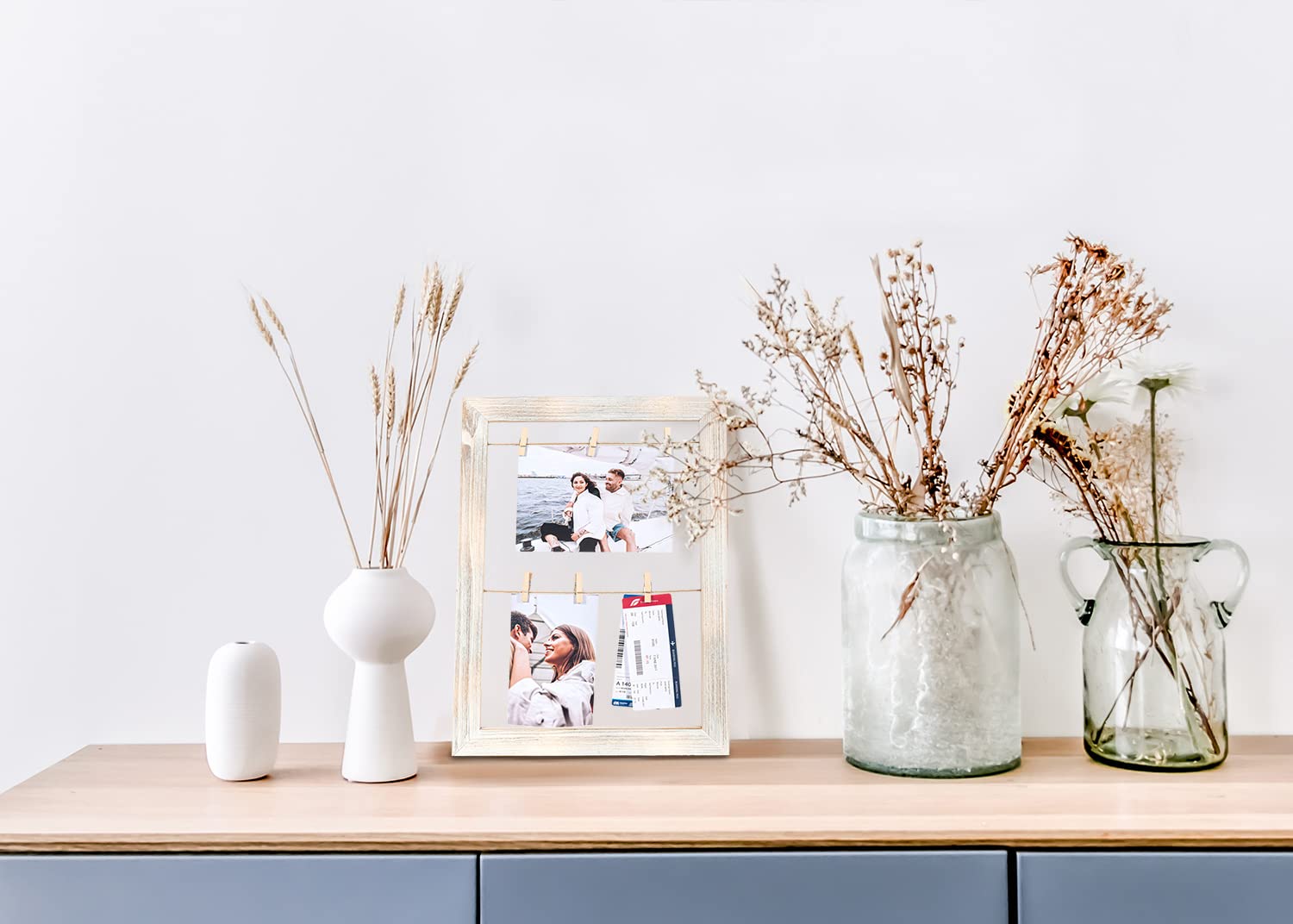 Vintage White Collage Frames