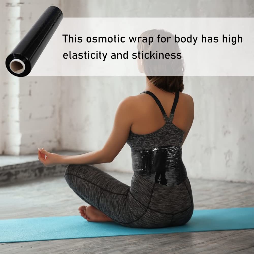 Snapklik.com : 100 Meters Black Osmotic Plastic Body Wrap, Osmotic Wrap ...