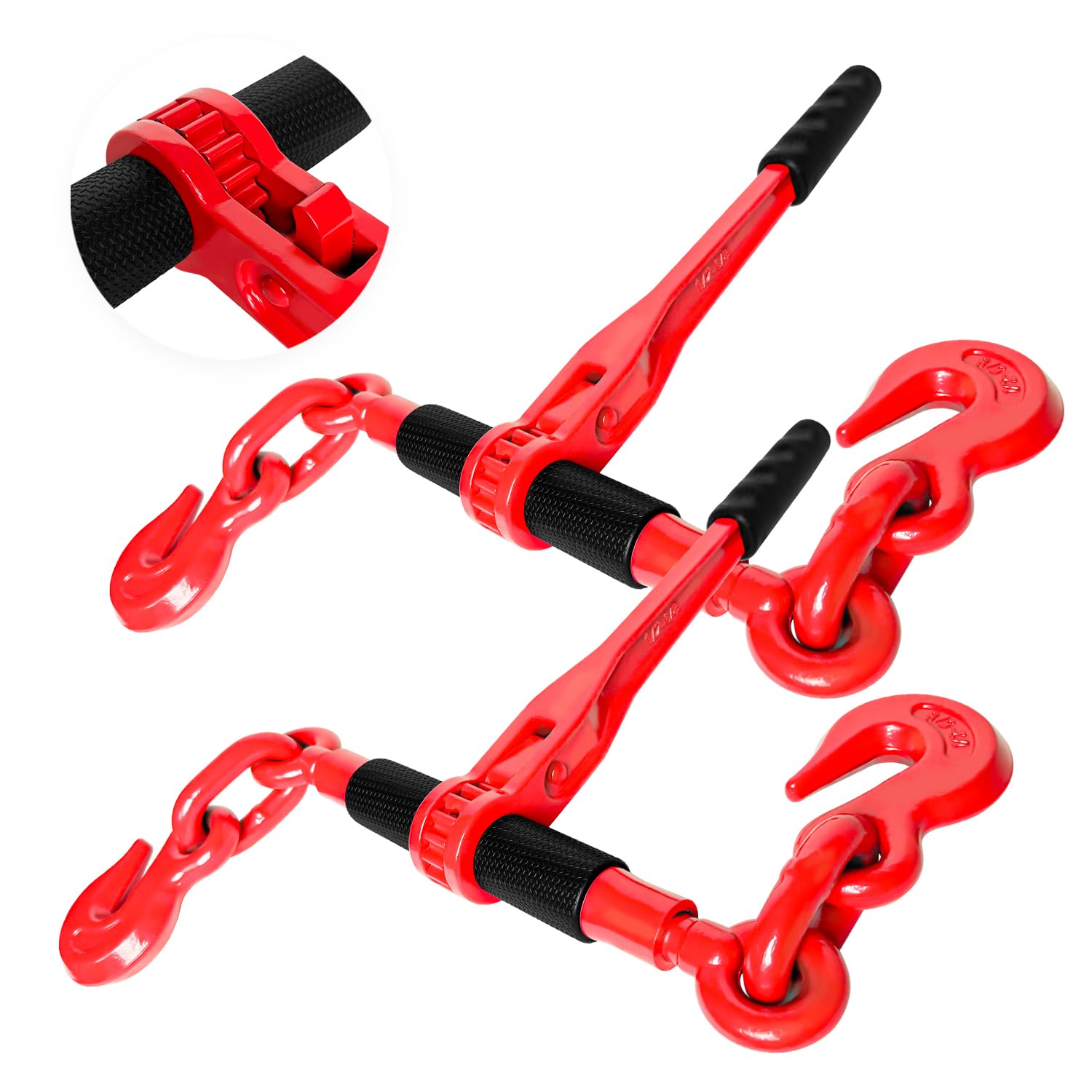 Amazon.com: YATOINTO Ratchet Chain Binders 1/2'' - 5/8‘’ | 2 Pack Load ...