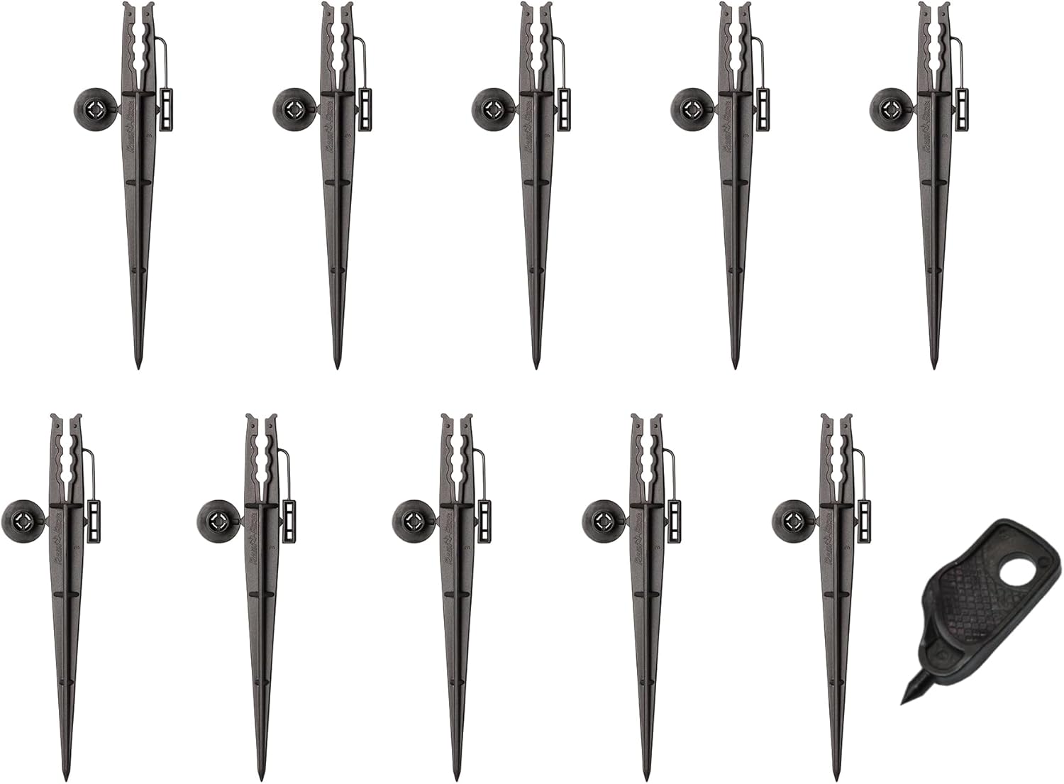 Amazon.com : (10) Rain Bird Drip Irrigation Tubing Stakes with Bug Cap ...