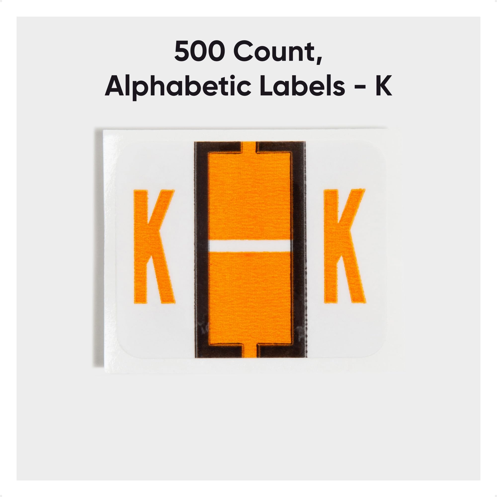 Snapklik.com : Smead BCCR Bar-Style Color-Coded Alphabetic Label, K ...