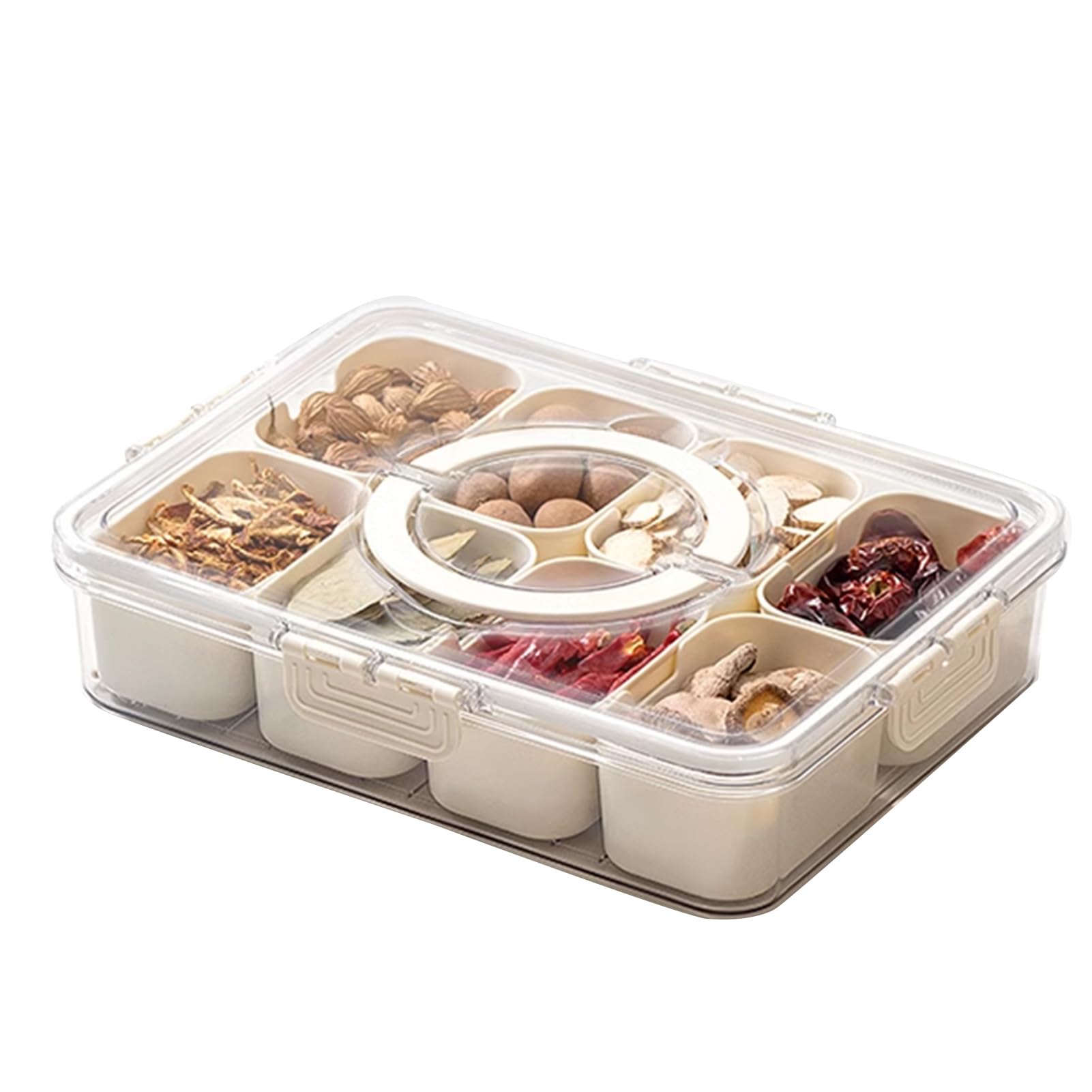 Amazon.com: Snackle Box Container,Serving Tray Tray with Lid and Handle ...