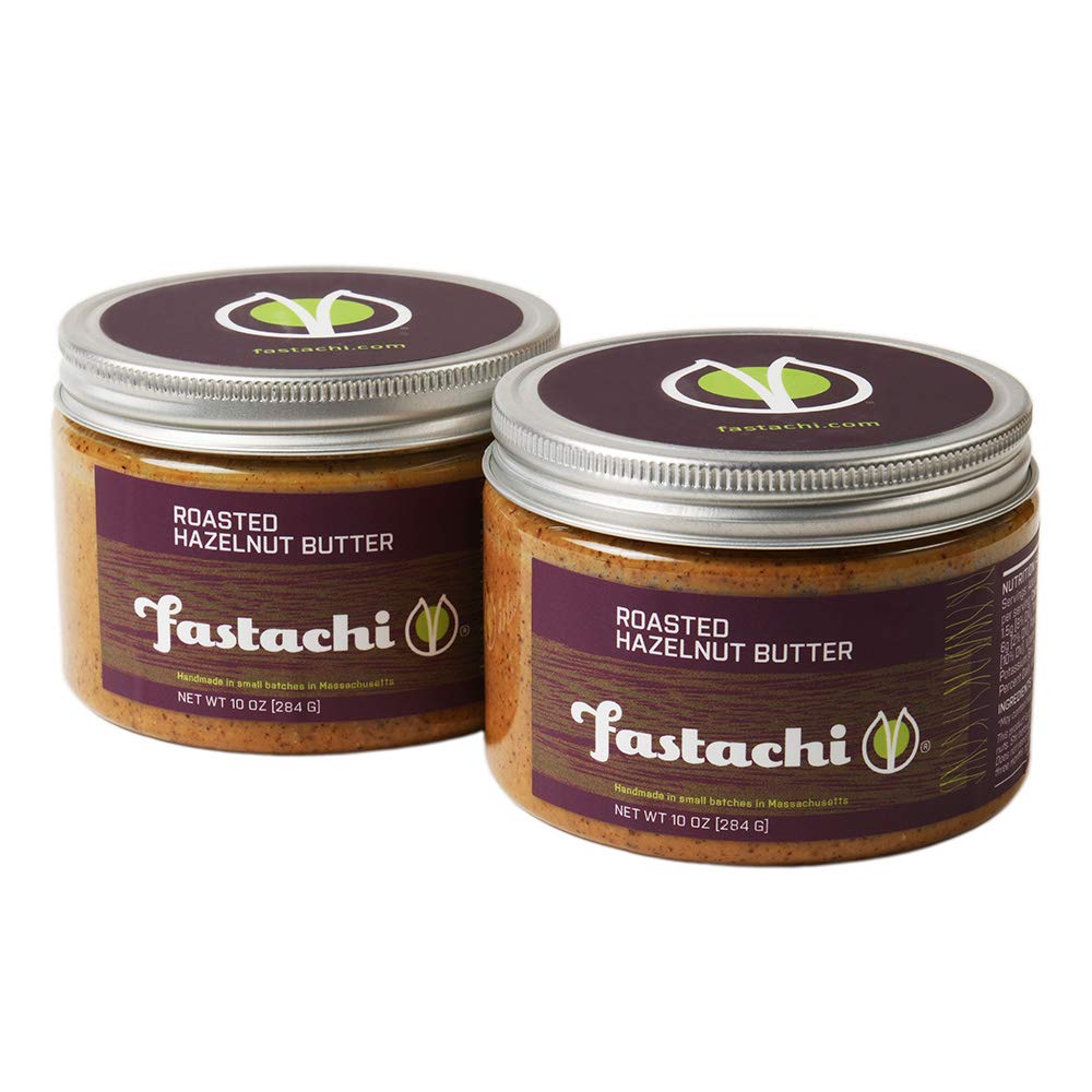 Amazon.com: חמאת אגוזי לוז Fastachi טהורה ופריכה (2 x 283.5 גרם) | 100% ...