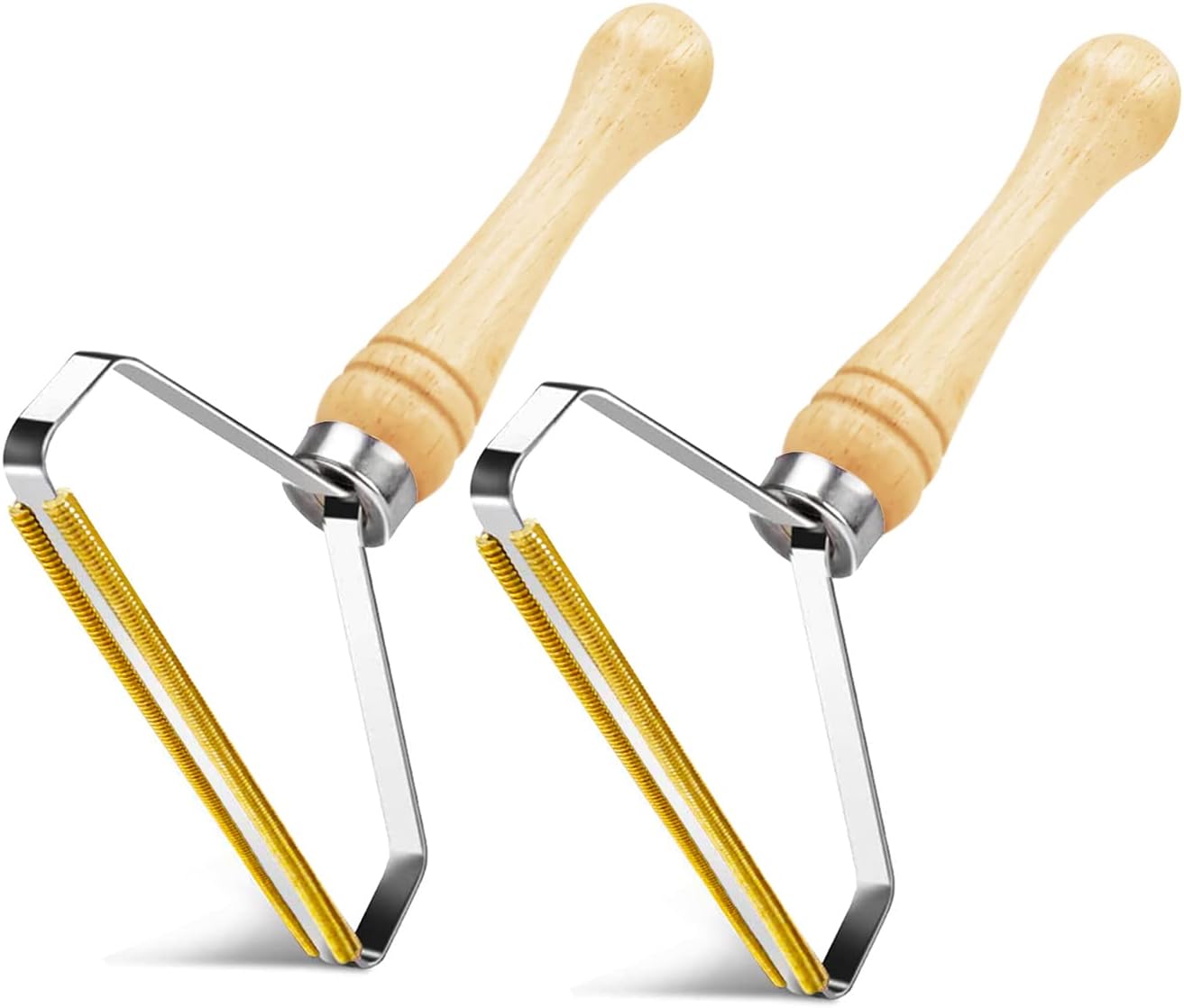 Modesh Pro Lint Rollers 2 Pcs Double-Sided Metal Lint Remover for Pet ...