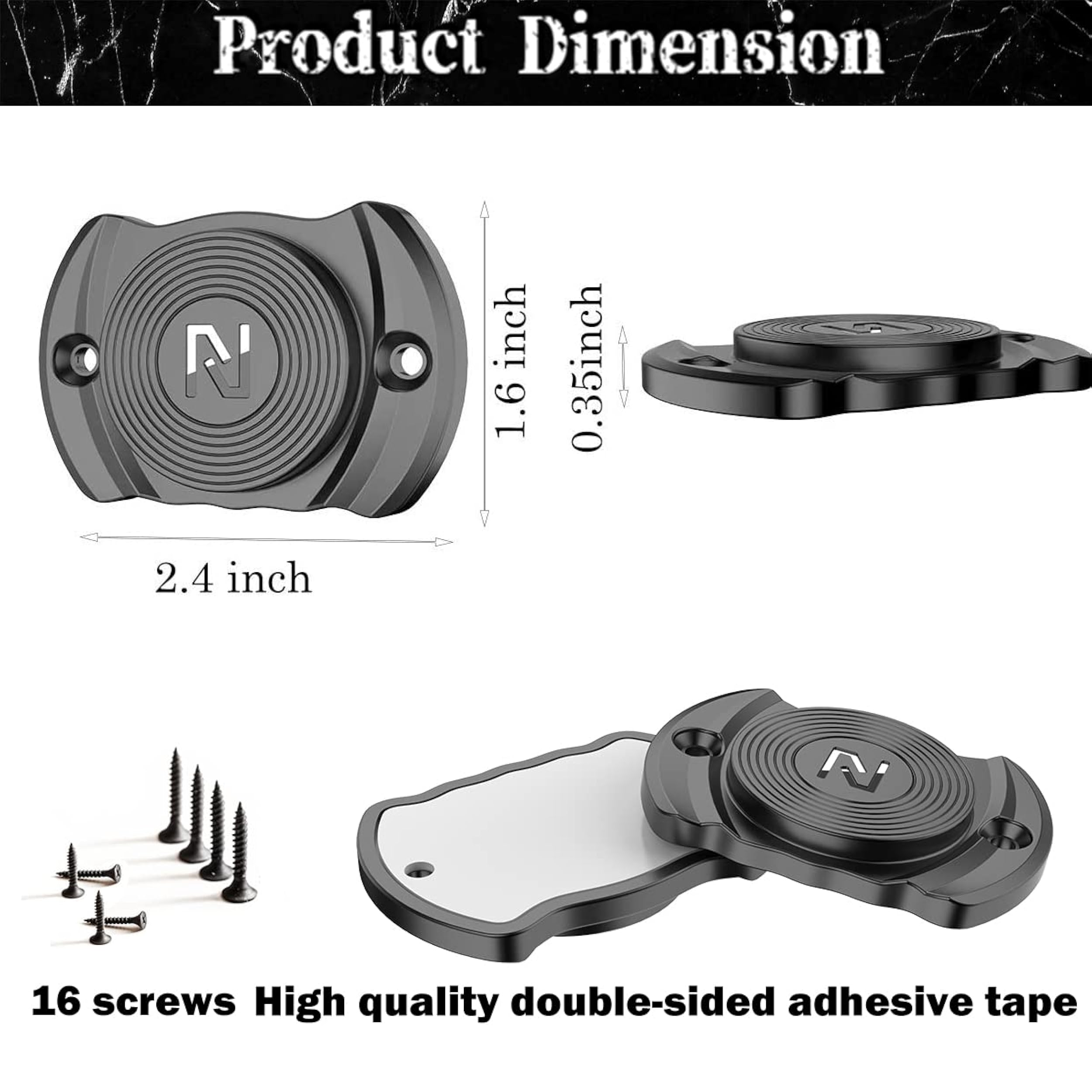 Snapklik.com : Nswern Gun Magnet 30 Lbs Rated Magnetic Gun Mount ...
