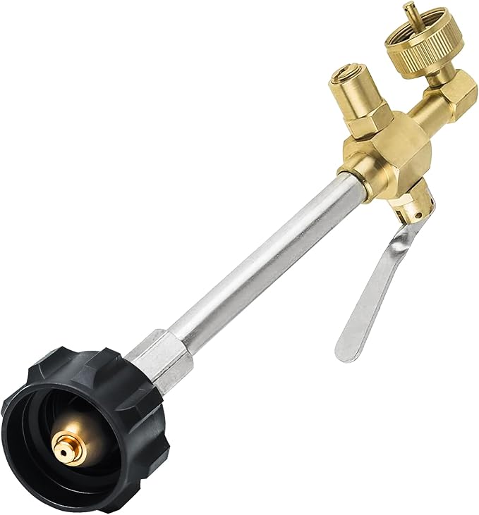 Amazon.com: 1lb Propane Tank Refill Adapter Kit, Updated Small Propane ...