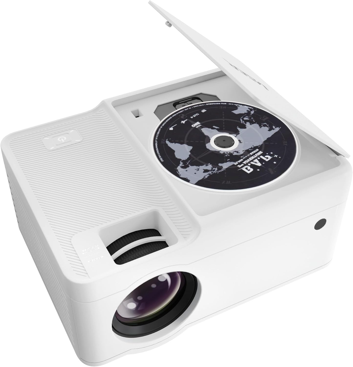 Laser LED 1080P Projector with DVD Player 240 Ansi Lumens, Bluetooth ...