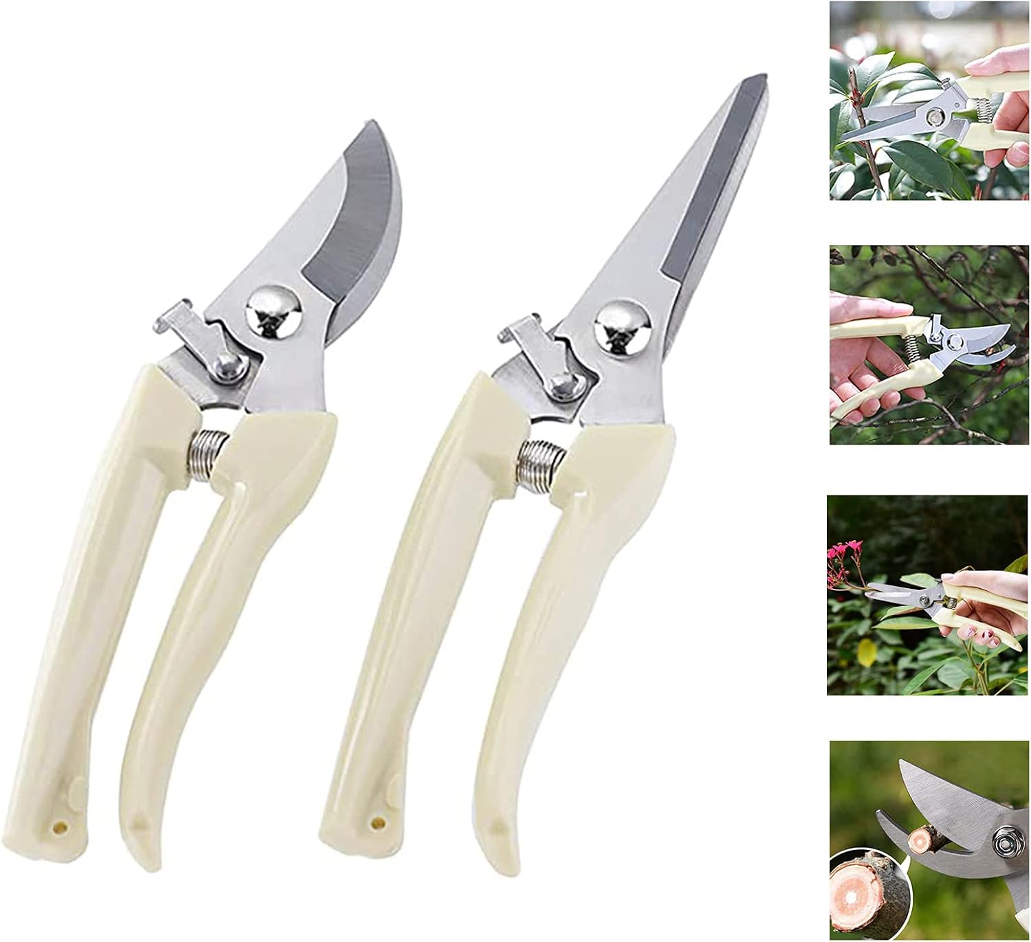 Amazon.com: 2-Pack Premium Gardening Pruning Shears Set - Includes ...