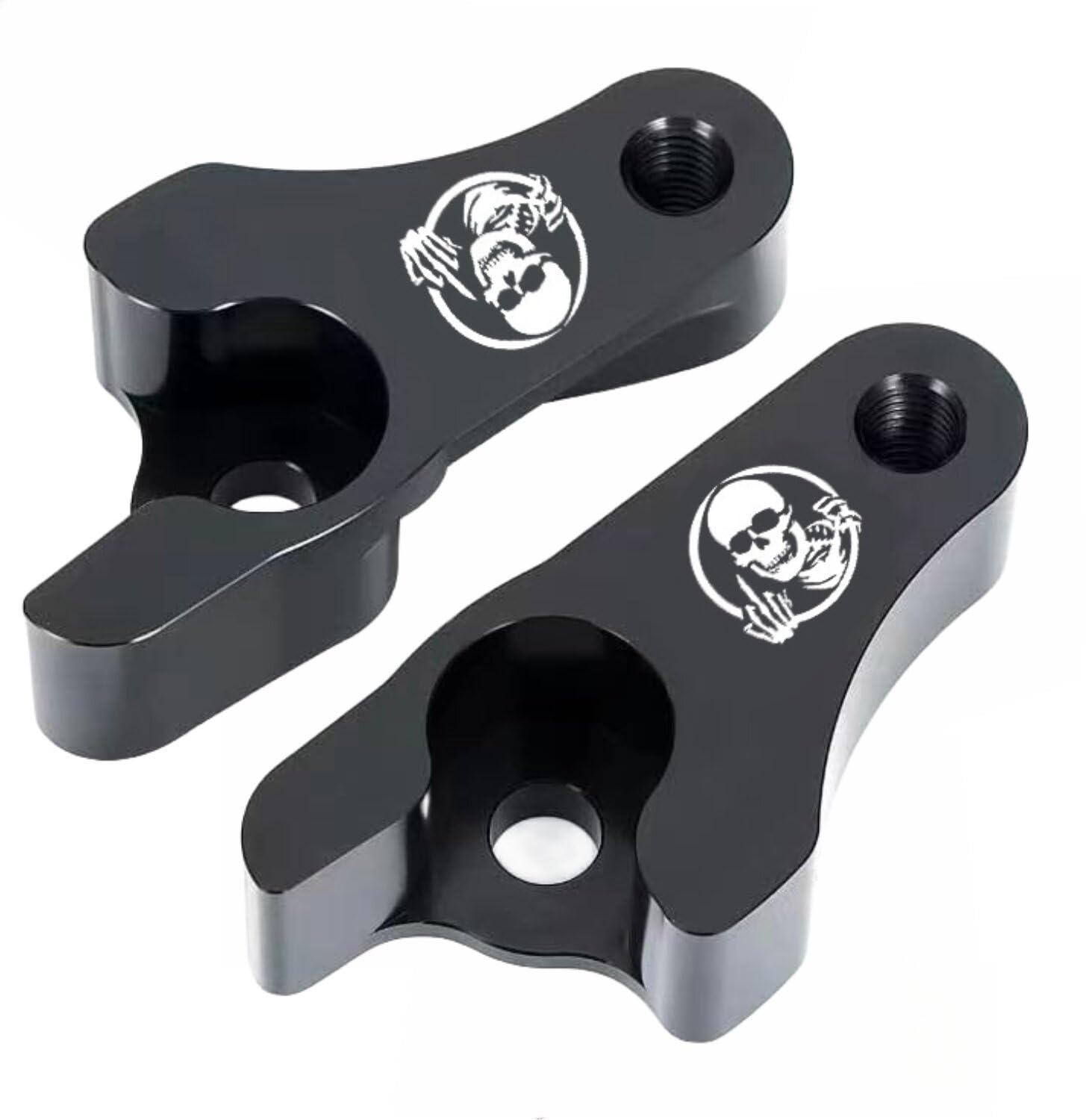 𝟐𝟎𝟎𝟐-𝟐𝟎𝟐𝟑 Black 2'' Inch Lowering Links Blocks Kit compatible with ...