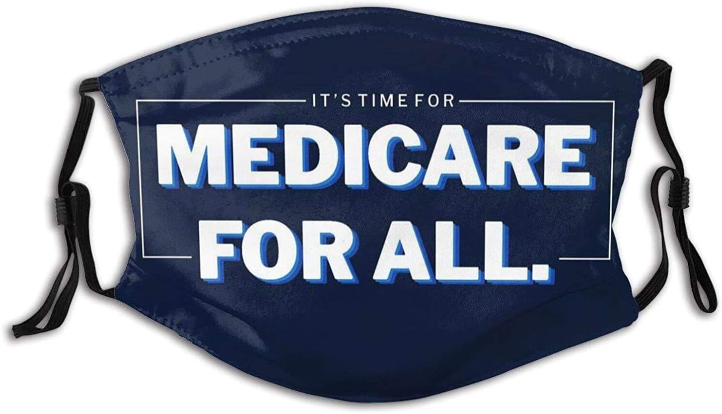 Adult Face Mask- Medicare for All-Face Mask with 2 Filter, Adjustable ...