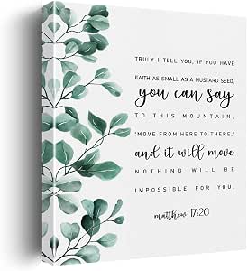 Amazon.com: GUDIAO Posters & Prints-Religious Canvas Wall Art ...