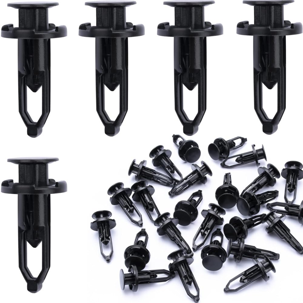 Amazon.com: APUXON 50 PCS 9mm Bumper Cover Push-Type Retainer Clips ...