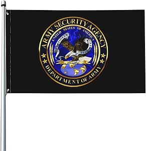 Amazon.com : Army Security Agency ASA Seal Flag 3x5 Ft Garden Flag ...