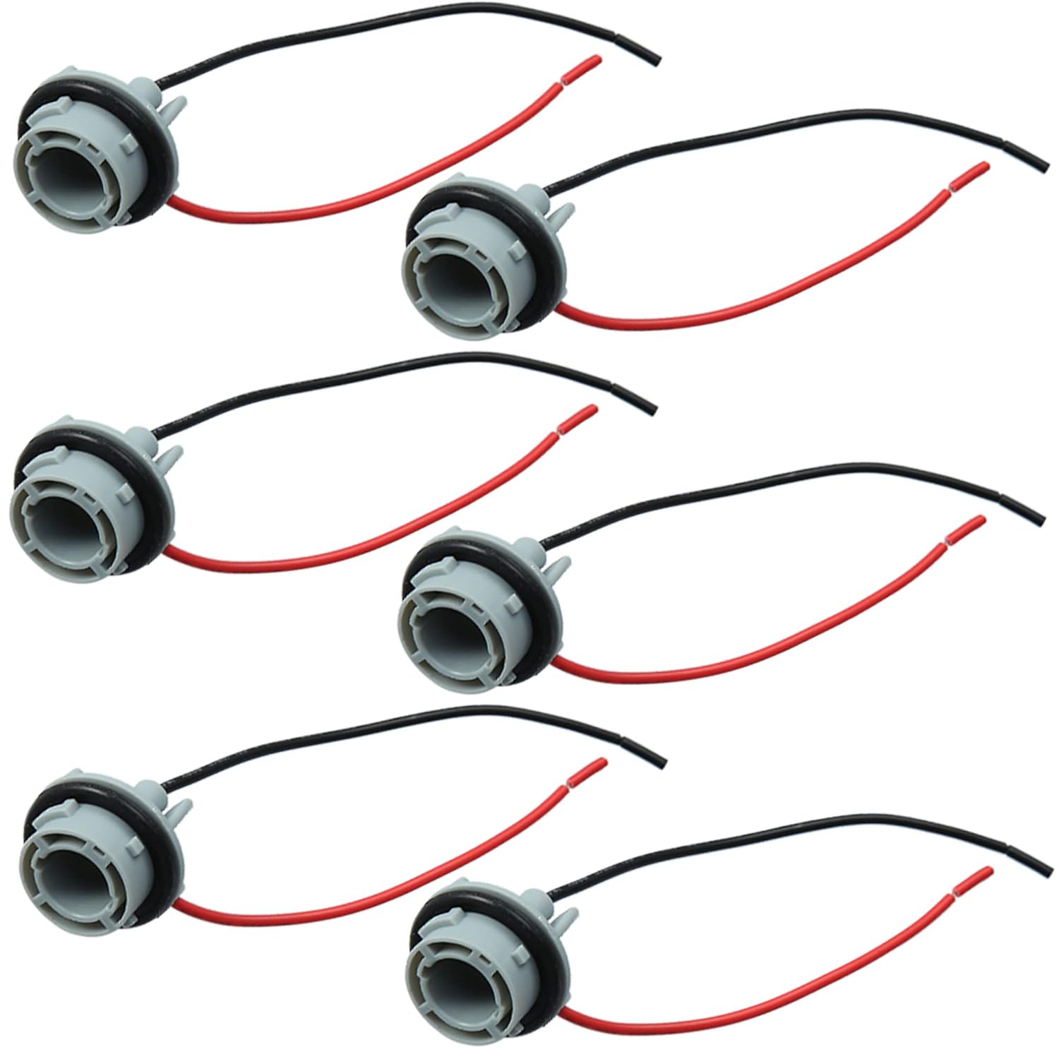 X AUTOHAUX 6pcs 1156 Pigtail Socket Wire Wiring Harness Adapter ...