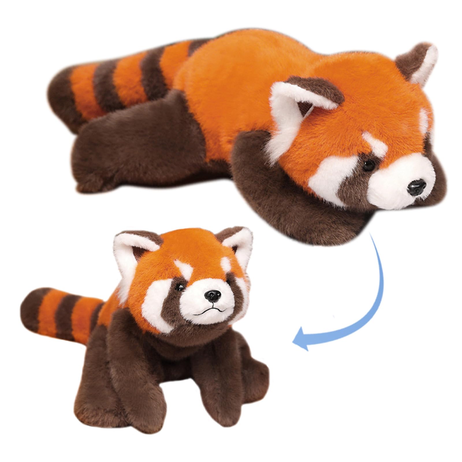 Amazon.com: PASHMAIRE Weighted Red Panda Stuffed Animal,11IN Cute Red ...
