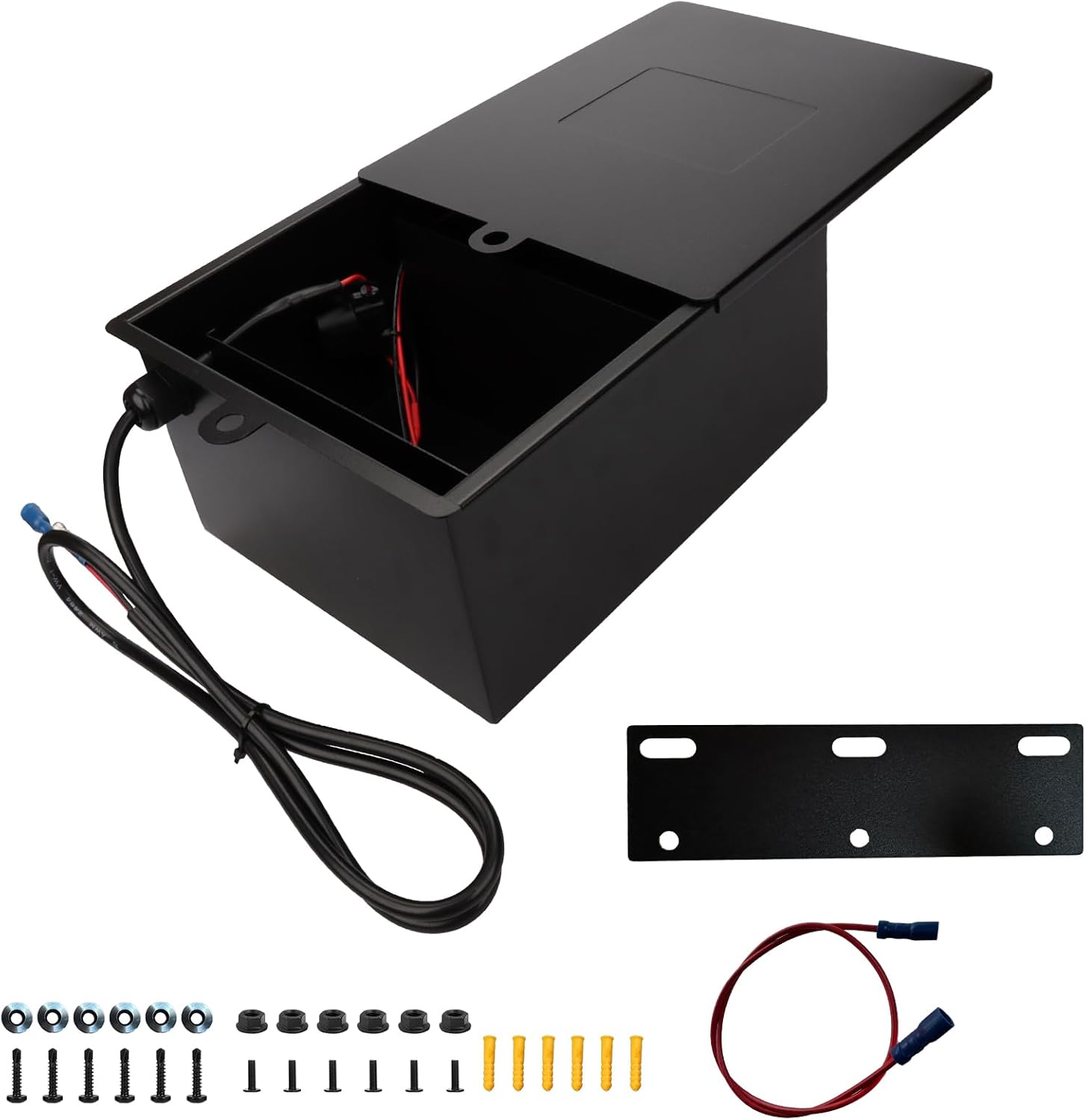 Amazon.com: MAYICHUAN Upgraded Gate Opener Battery Box, Holds 2 12V ...