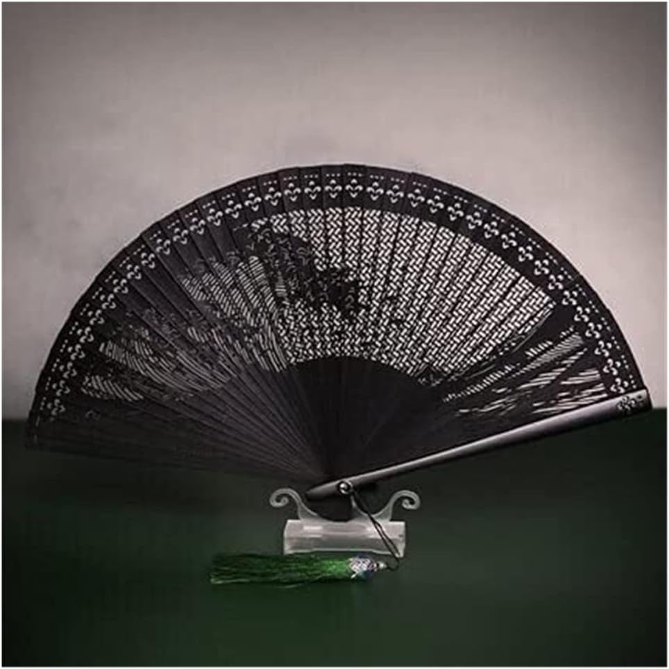 Amazon.com: Folding Fan Folding Bamboo Fan For Women, Japanese Old ...