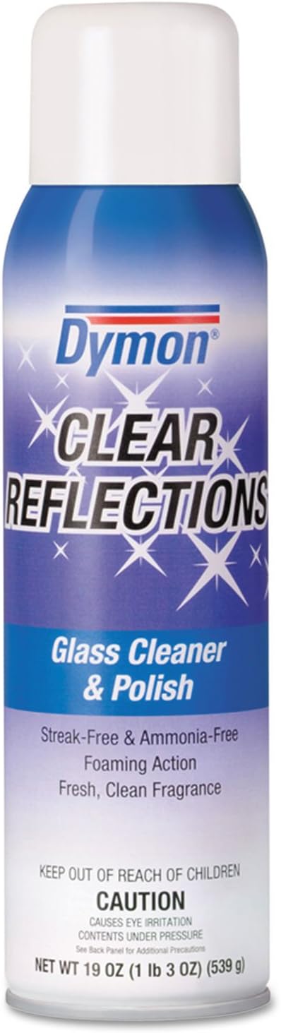 Amazon.com: Dymon 38520 Clear Reflections Aerosol Mirror/Glass Cleaner ...