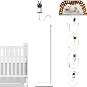 JAMYOK Baby Monitor Floor Stand Holder Mount for BOIFUN ‎ Baby 2S,Baby 5S,Baby 6T/ieGeek ‎Baby ...